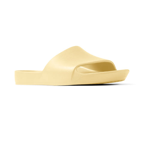 Arch Support Slides - Classic - Lemon – Archies Footwear | NZ