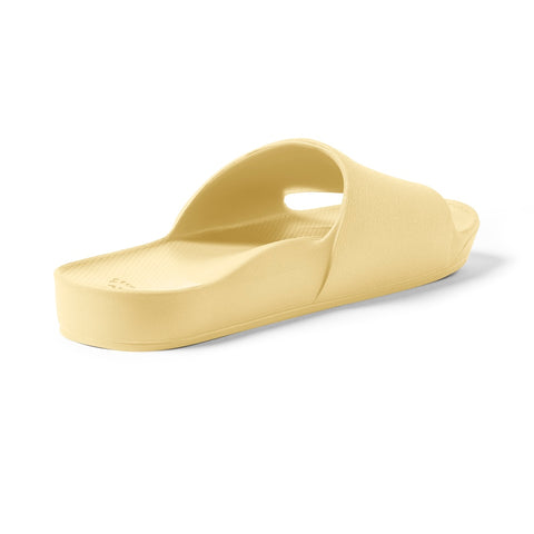 Arch Support Slides - Classic - Lemon – Archies Footwear | NZ