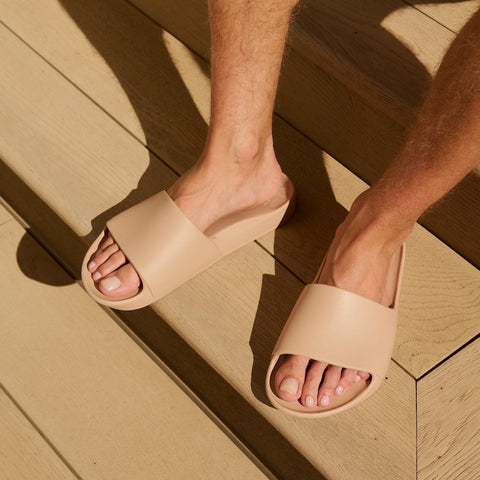 Arch Support Slides - Classic - Tan – Archies Footwear | NZ
