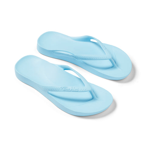 Arch Support Jandals - Classic - Sky Blue – Archies Footwear | NZ