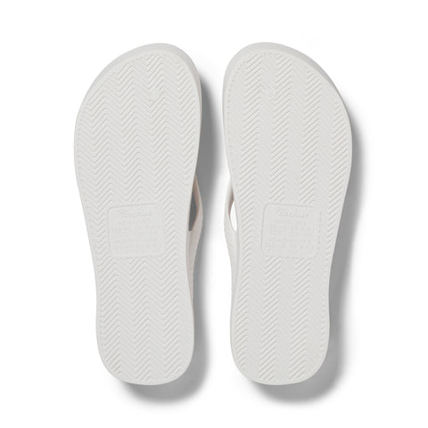 Arch Support Jandals - Classic - White – Archies Footwear | NZ